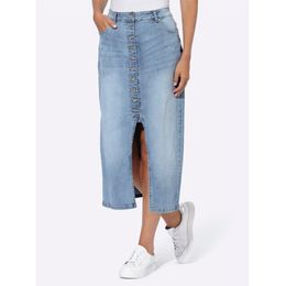 Heine Jeans-Rock in blue-bleached | Gr.: 48
