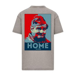F4NT4STIC Shirt 'TV Times Benny Hill Home Guard' male Grey size 5XL