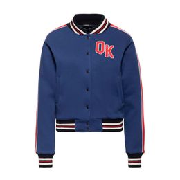 Queen Kerosin Collegejacke Heartbreaker in navy | Gr.: L