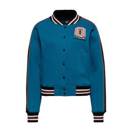 Queen Kerosin Collegejacke Hottie On The Run in petrol | Gr.: XL