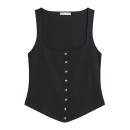 Bershka Top Damen Gr&ouml;&szlig;e L schwarz