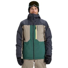 Snowboardjacke Quiksilver "Dawson", Herren, Gr. L, trekking grün, 100% Polyester, Jacken