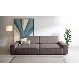 Big-Sofa Home Affaire, B:316cm H:90cm T:135cmtaupe, 100% Polyester, Sofas, "NEU: SHERWOOD XXL, Big-Sofa (316cm), extra tiefe Sitzfläche 95 cm",