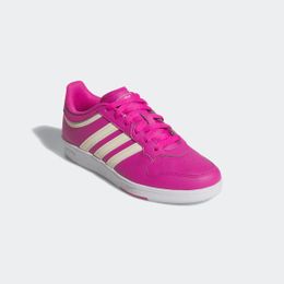 Sneaker adidas Sportswear "HOOPS 4.0", Gr. 42,5, lucid fuchsia, cream weiß, cloud weiß, Synthetik, Schuhe