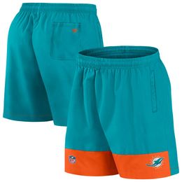 Sporthose Fanatics "Fanatics Shorts Miami Dolphins Woven", M&auml;dchen, Gr. M, US-Gr&ouml;&szlig;en, blau, 100% Nylon, Hosen Sporthose
