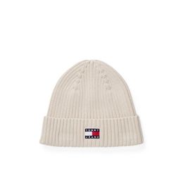 Tommy Jeans Beanie »TJW HERITAGE CORE« Rippstrick, Umschlag, normale Passform Newsprint