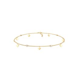 Elli Collier »Choker Weiß 925 Sterling Silber, mit Kristallen von Swarovski « Gold 36 Halskette für Damen mit Swarovski Kristallen verleiht jedem...