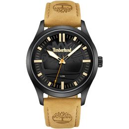 Timberland Quarzuhr »RAMBUSH« Armbanduhr, Herrenuhr, Damenuhr hellbraun Markante Armbanduhr