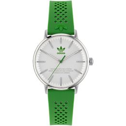 adidas originals Quarzuhr »CODE ONE 3H« Armbanduhr, Damenuhr, Herrenuhr, unisex, analog, Silikonarmband grün 0 Ansprechende Armbanduhr für Sie & Ihn