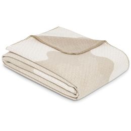 Ibena Wohndecke »Wohndecke Lucerne« GOTS zertifiziert beige Obermaterial: 100% Baumwolle B/L: 140 cm x 200 cm