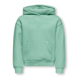 KIDS Only Hoodie »KOGBILLIE L/S HOODIE SWT« Birds Egg Green 134/140 134/140 Sweater von KIDS Only für Mädchen