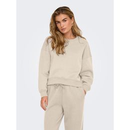 Only Sweatshirt &raquo;ONLBEST L/S CREW NECK SWT NOOS&laquo; Pumice Stone S S Sweater von Only