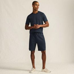 LANDS' END Luxe Shorts, Herren,  Blau, Baumwolle/Polyester/Polyester-Mischung, by Lands' End