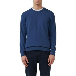 s.Oliver Herren s.Oliver Strickpullover mit Logostickerei blau XXL