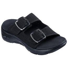 Skechers Keilpantolette »GO WALK ARCH FIT 2.0 SANDAL-DESTINED«, Sandale, Pool Slides, Sommerschuh mit Goga Mat Fußbett schwarz 41 41 Bequeme...