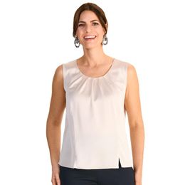 HERMANN LANGE Collection Shirttop mit Seitenschlitz hellbeige 40