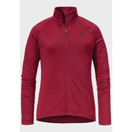 Schöffel SCHÖFFEL Strickpullover »Bike Longsleeve Style Kubena WMS« 3750 - rot 42 Ausgestattet mit geruchshemmender Wirkung