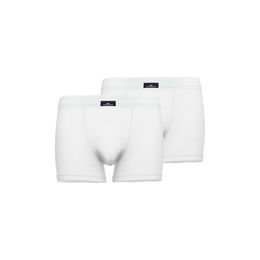 Götzburg GÖTZBURG Boxershorts »X-lastic« 2er-Pack, basic, elastischer Bund, eng, weich, elastisch, Baumwollmix weiß 6L 6L Herren Pants von Götzburg