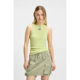 HUGO BLUE Tanktop &raquo;Easy Tank&laquo; Stretch-Baumwolle, Slim Fit Bright Green 329 XL XL Shirt von HUGO Blue Womenswear
