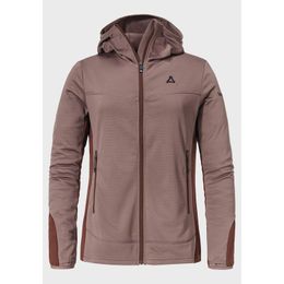 Schöffel SCHÖFFEL Fleecejacke »Hiking Fleece Hoody Style Milagle WMS« ohne Kapuze 3905 - lila 38 38 Optimale Bewegungsfreiheit dank Powerstretch unter dem Arm