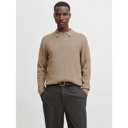 Jack & Jones Jack & Jones Herren Polokragenpullover &raquo;JPRBLAMILANO STITCH KNIT ZIP POLO SN&laquo; XXL