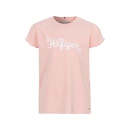 Tommy Hilfiger Kurzarmshirt »FLOWER GLITTER REG TEE SS« Kinder bis 16 Jahre mit Logoprägung Soft Rose 4 (104) 4 (104) Sweater von Tommy Hilfiger...