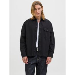 Jack & Jones Jack & Jones Damen Langarmhemd &raquo;JJEDOVER OVERSHIRT LS SN&laquo; schwarz XS, N-Gr