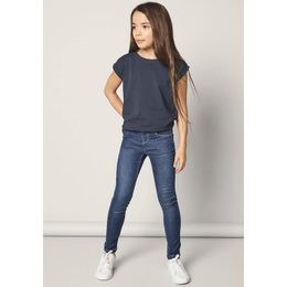 name it Jeansjeggings »LEGGINGS – Extraeng mit hohem Komfort und Gürtelschlaufen« unifarben, casual, extraeng, Denim/Jeans dark-blue-denim 164 -...