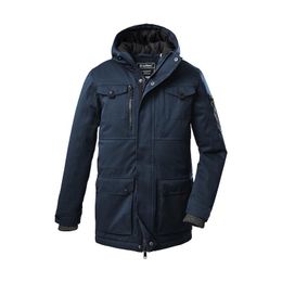 Killtec Parka »KOW 190 BYS PRK« Langer Funktionsparka, wasser- und winddicht, Teddyfell-Futter ocean 164 164 Kinder Winterparka mit Kapuze