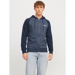 Jack & Jones JACK & JONES Kapuzensweatjacke »JJRICKY SWEAT ZIP HOOD« Navy Blazer XXL XXL Sweater von Jack & Jones