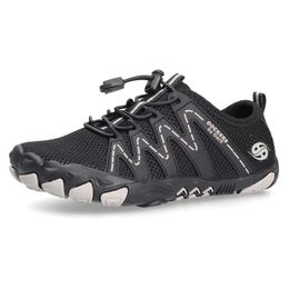 Dockers by Gerli Barfu&szlig;schuh, Barfu&szlig;schuh, Sneaker, Schlupfschuh f&uuml;r Outdoor schwarz-grau 30 30 Barfu&szlig;schuh mit elastischem Schnellverschluss