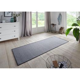 Hanse Home Läufer »Bouclé« rechteckig 5 mm Höhe rutschfest, Sisal Optik, Teppich, Küche, Flur, schlicht, umkettelt grau Obermaterial: 100%...