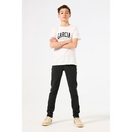 Garcia 5-Pocket-Jeans &raquo;Lazlo&laquo; mit Destroyed-Detail am Knie, for BOYS b.graphite 158 - N-Gr N-Gr 158 L&auml;ssige Jeans "Lazlo" von Garcia f&uuml;r Boys