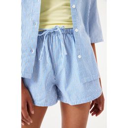 Garcia Bermudas mit Logo Stickerei for GIRLS chambray blue 152 - N-Gr N-Gr 152 Kurze Hose von Garcia for Girls