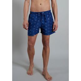 Ceceba Badeshorts mit tollem Print für warme Sommertage, bequem, schnelltrocknend blau 4S - N-Gr N-Gr 4S Kurze Herren-Badehose von Ceceba