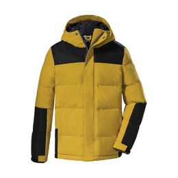 Killtec Steppjacke »KOW 207 BYS QLTD JCKT« Atmungsaktive, wasserabweisende Winterjacke mit verstellbaren Bündchen gelb 140 140 Kinder Winterjacke...