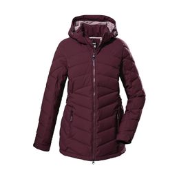 Killtec Steppjacke »KOW 61 WMN QLTD JCKT« Wasser- und windabweisende Winterjacke mit abnehmbarer Kapuze pflaume 36 36 Winterjacke in Daunenoptik...