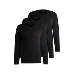 HUGO UNDERWEAR Langarmshirt »LS-SHIRT RN TRIPLET« Set, 3er Pack Black 001 L (52) L (52) Set aus drei Langarmshirts von HUGO Menswear