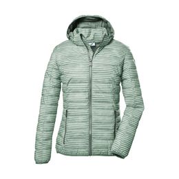 G.I.G.A. by Killtec G.I.G.A. DX BY KILLTEC Steppjacke »Uyaka AOP« Wasser- und windabweisende Steppjacke mit abnehmbarer Kapuze mint 36 36 Gestreifte Damen Steppjacke...