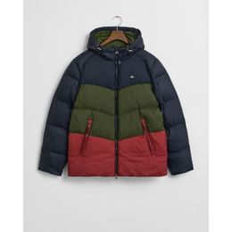 Gant Herren Steppjacke &raquo;ACTIVE CLOUD BLOCKED&laquo; mit Kapuze colurblocking, abnehmbare Kapuze, regular fit, Pufferjacke blau XL