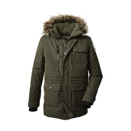 G.I.G.A. by Killtec G.I.G.A. DX BY KILLTEC Parka »GW 35 MN PRK« Wasserabweisender, atmungsaktiver Parka mit abnehmbarer Kapuze olivgrün L L Herren Winterparka mit...