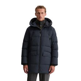 Marc O'Polo MARC O'POLO Daunenjacke mit Kapuze Pufferjacke, regular fit, eingesetzte, elastische Ärmelabschlüsse dark navy M M Winterjacke von Marc O'Polo