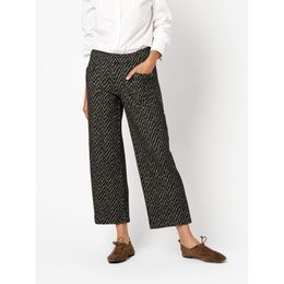 Toni Stoffhose »Sue Wide Chic 7/8« Sommerhose mit Taschen Teak 36 - N-Gr N-Gr 36 7/8 Hose Sue Wide Chic von Toni