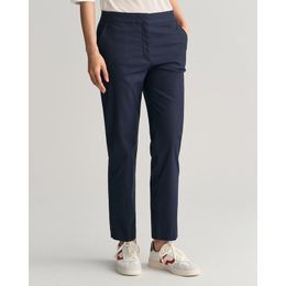 Gant Stoffhose &raquo;SLIM SLACK&laquo; mit B&uuml;gelfalten an Vorder- und R&uuml;ckseite EVENING BLUE 36 - N-Gr N-Gr 36 Zigarettenhose von Gant Women