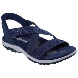 Skechers Sandale »REGGAE SLIM-SUMMER SPARKLE«, Sandalette, Schlupfschuh mit Slip-ins Funktion navy 37 37 Modische Sandale mit Glitzer-Applikation