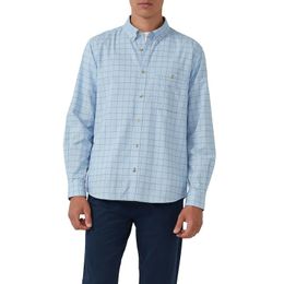 s.Oliver Langarmhemd mit Logo Stickerei lt blue L - N-Gr N-Gr L Hemd von s.Oliver