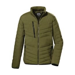 Killtec Steppjacke »KOW 63 MN QLTD JCKT« Wasser- und windabweisende Steppjacke mit Kinnschutz und Zippern grün S S Herren Jacke in Daunenoptik mit...