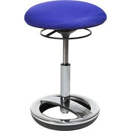 Topstar B&uuml;rohocker SITNESS BOB, Sitzh&ouml;he 440 - 570 mm, Bezug blau