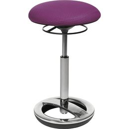 Topstar B&uuml;rohocker SITNESS HIGH BOB, Sitzh&ouml;he 490 - 700 mm, Bezug violett