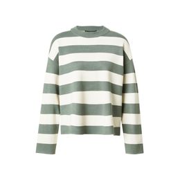 V&eacute;ro Moda VERO MODA Pullover 'VMSilje' Damen Gr&ouml;&szlig;e S smaragd / offwhite